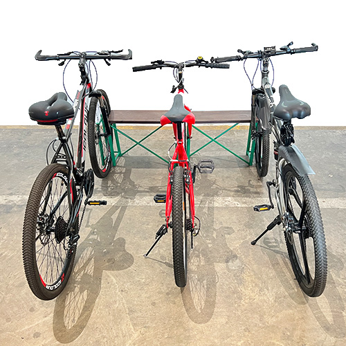 ASV. Bicycle Rack with bench